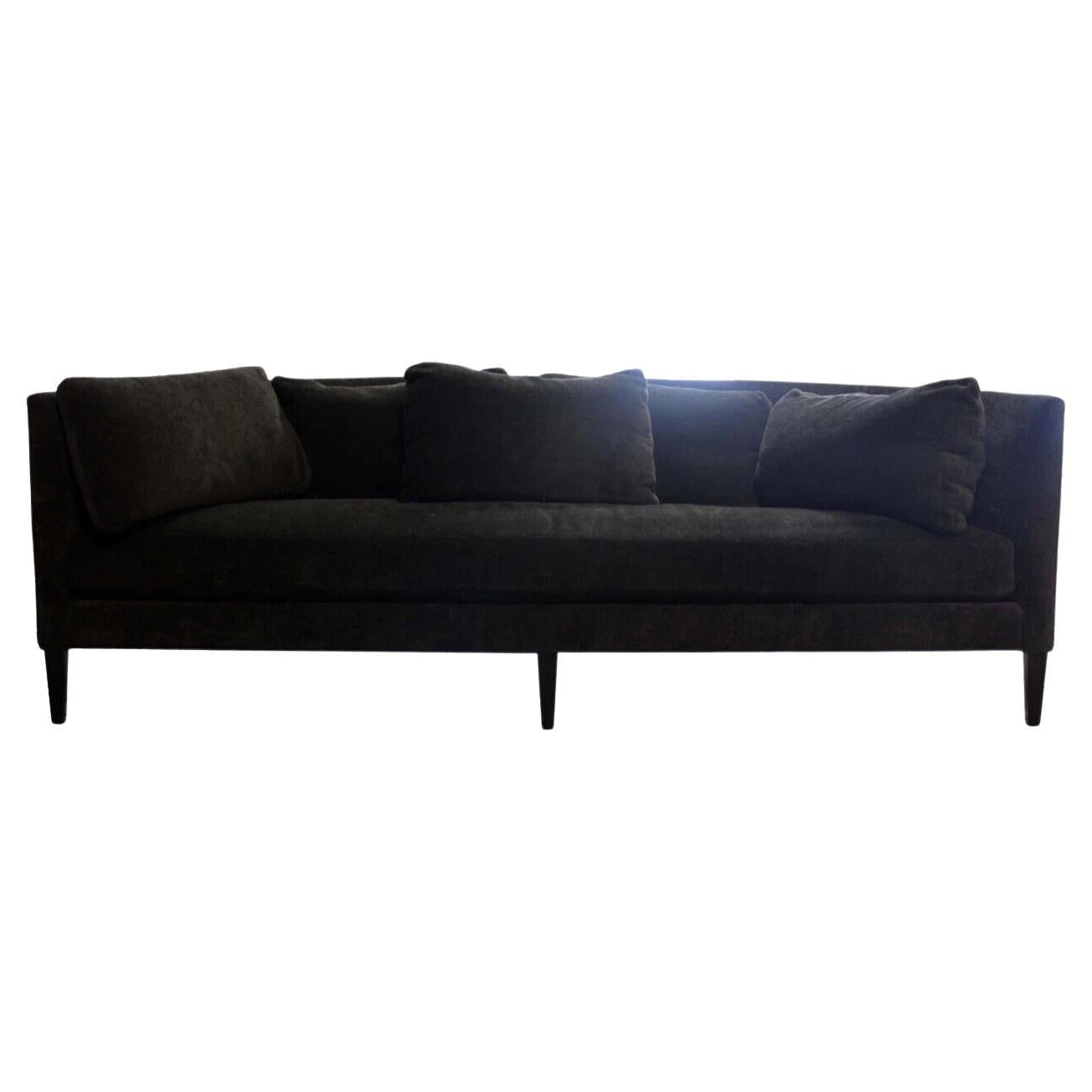 Pro Seda Contemporary Brown Suede Daybed Sofa Fouton at 1stDibs