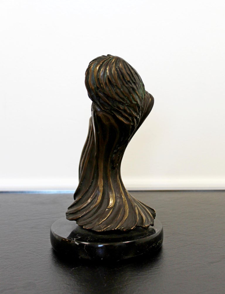 Contemporary Modern Tom Bennett Signed Bronze Marble Table Sculpture ...