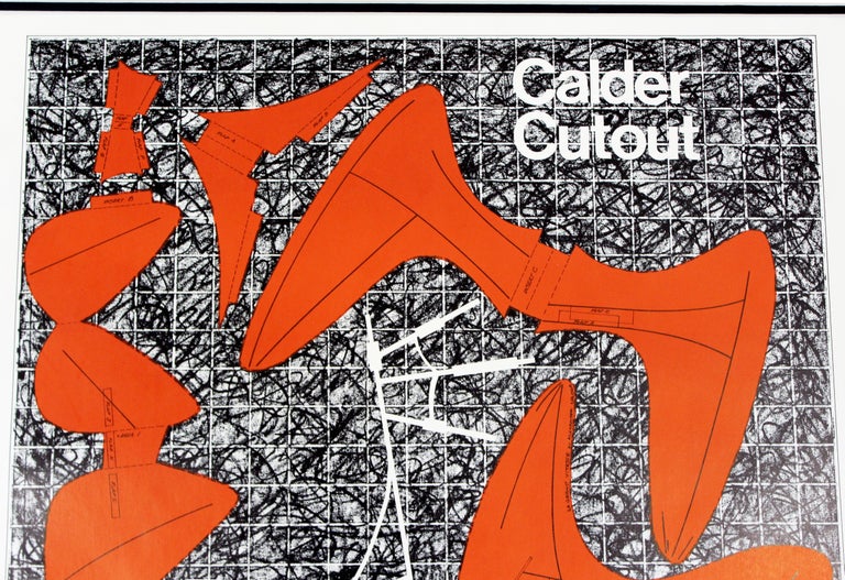 Contemporary Modern Unframed Jerry Berta "Calder Cutout-Festival ...