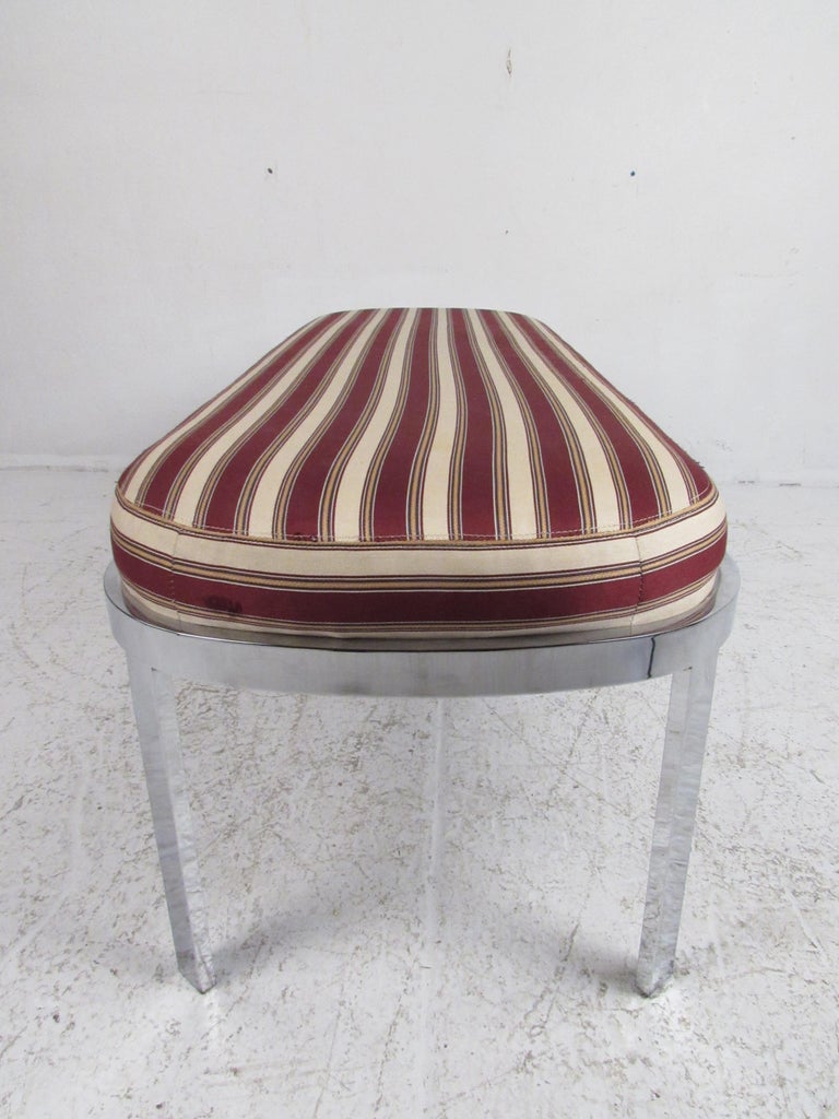 Contemporary Modern Upholstered Bench at 1stDibs