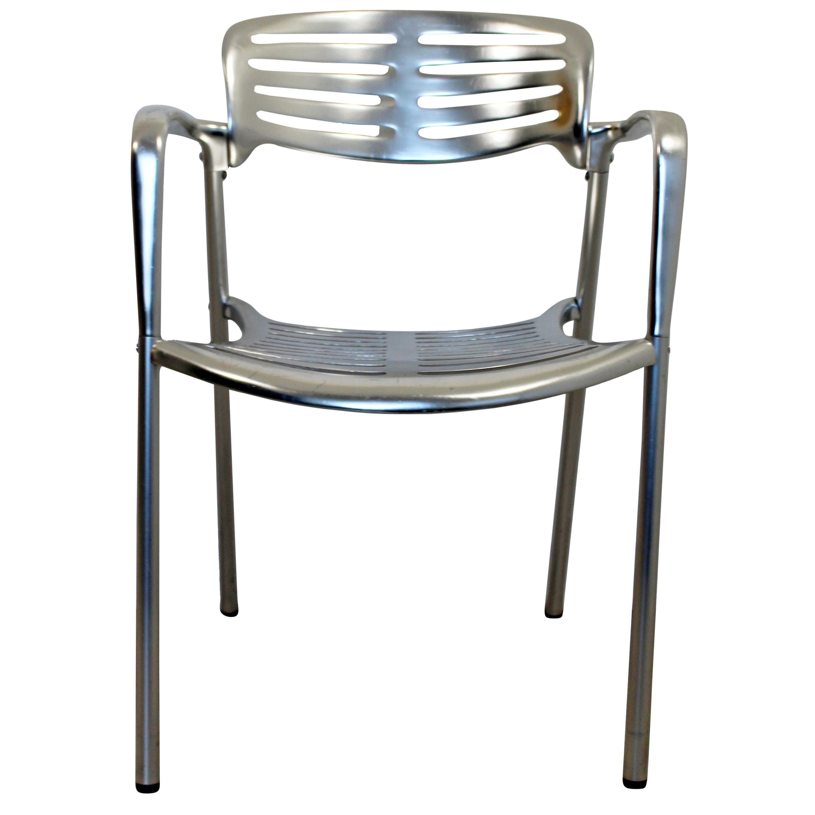 Contemporary Modernist Aluminum Accent Chair Toledo by Jorge Pensi ...