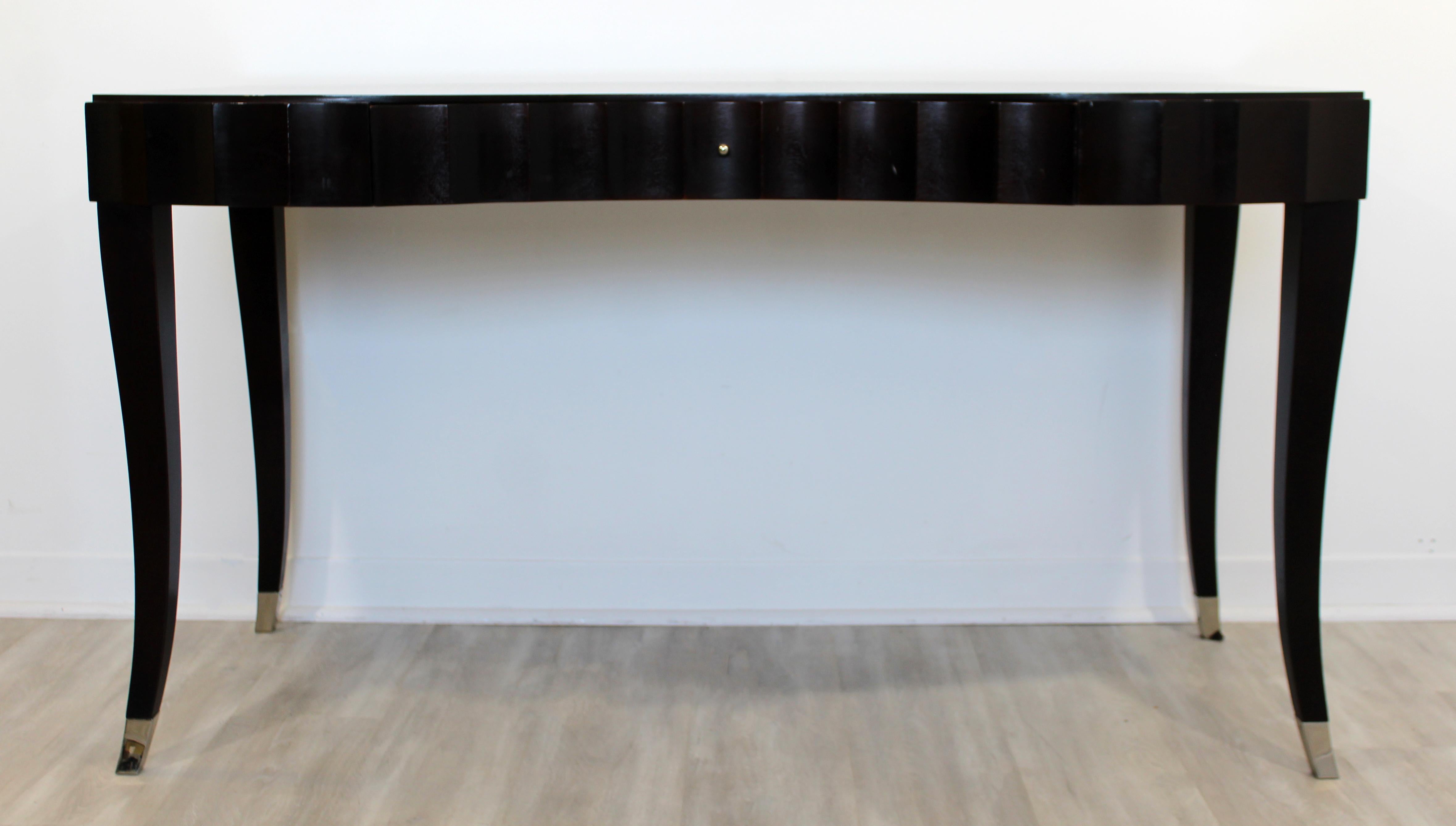Contemporary Modernist Barbara Barry for Baker Brown Lacquer Vanity ...