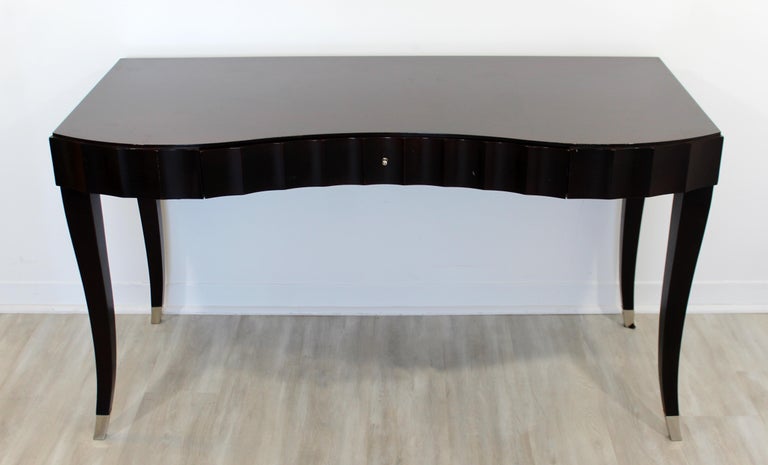 Contemporary Modernist Barbara Barry for Baker Brown Lacquer Vanity ...