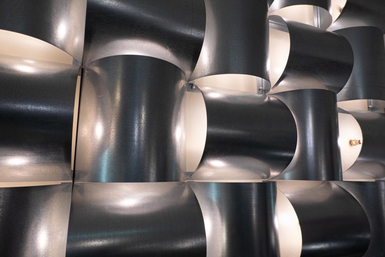 Contemporary Modular Aluminium Wall Light Panel, Belgium For Sale at ...