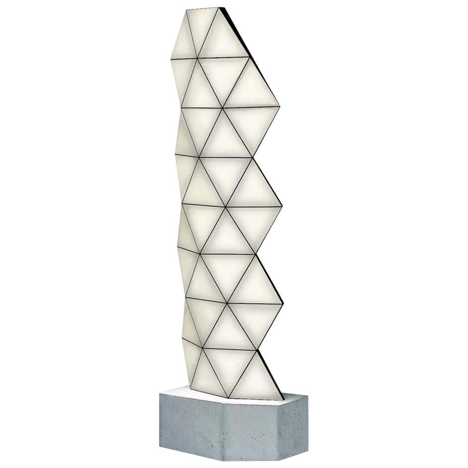 Contemporary Modular Aluminum Floor Lamp Tri Light TRI23F by Tokio For ...