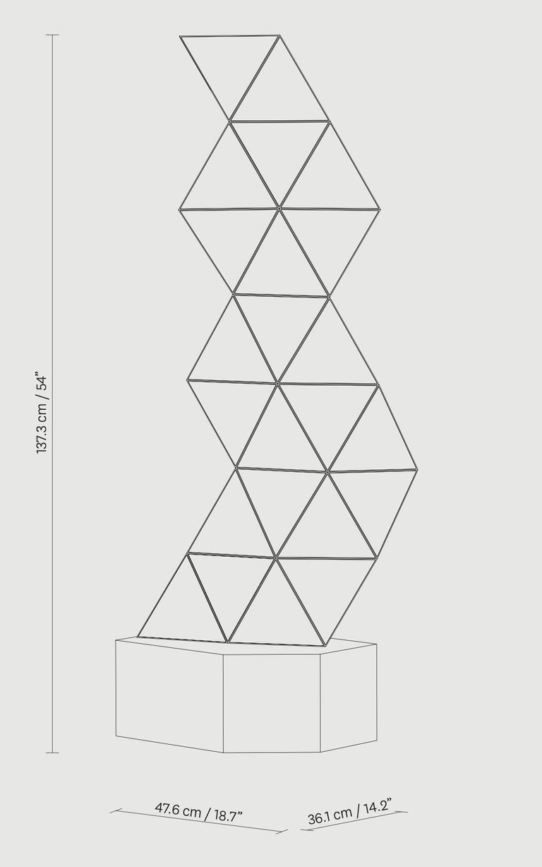Contemporary Modular Floor Lamp Tri Light TRI23F by Tokio. For Sale at ...