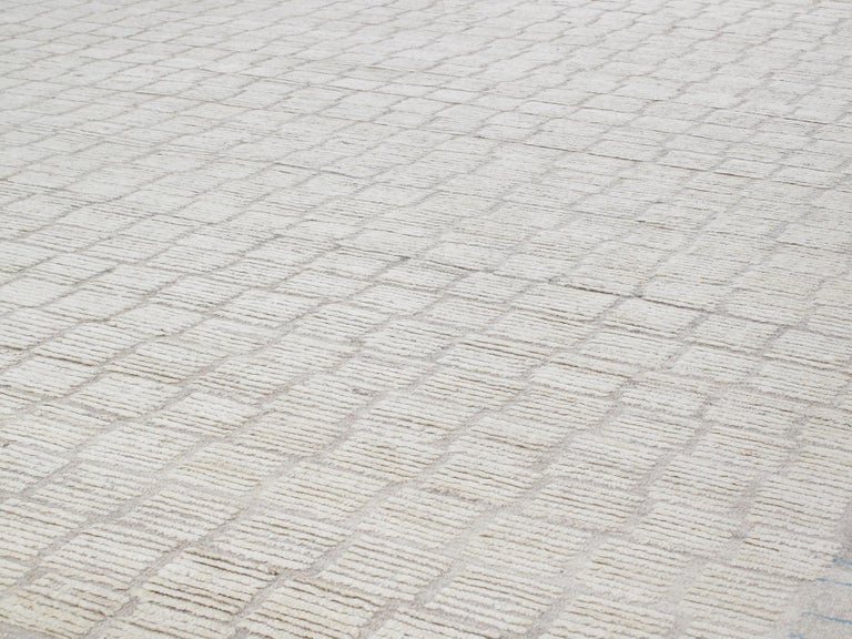 Contemporary Moroccan Inspired Rug with a Textural Design For Sale at ...