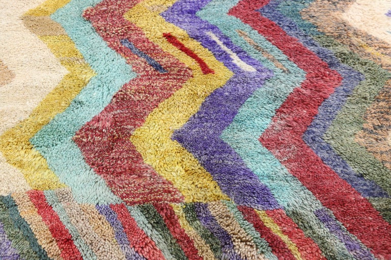 New Contemporary Moroccan Rug, Berber Postmodern Rug Inspired by ...
