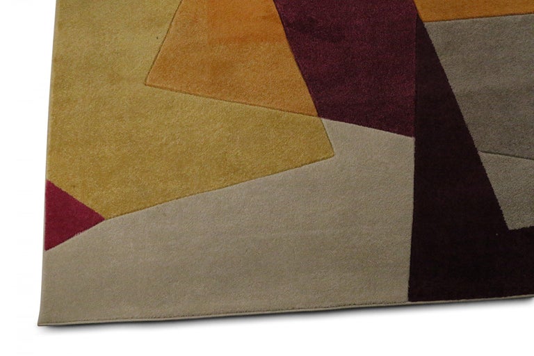Contemporary Multi-Colored Geometric Pattern Area Rug For Sale at ...