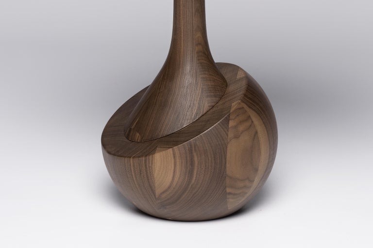 Contemporary Natural Wood, Sidetable, Canaletto Walnut, Handmade, Made ...