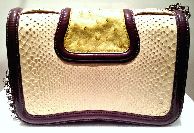 Contemporary and New Italian Leather and Exotic Skin Handbag By Pauric ...