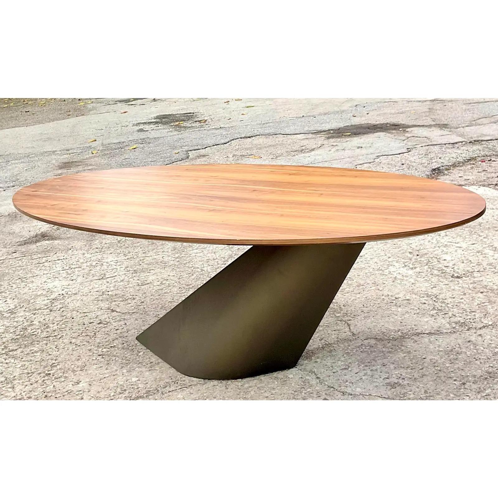 Contemporary Nuevo Oblo Walnut Dining Table at 1stDibs | nuevo oblo ...