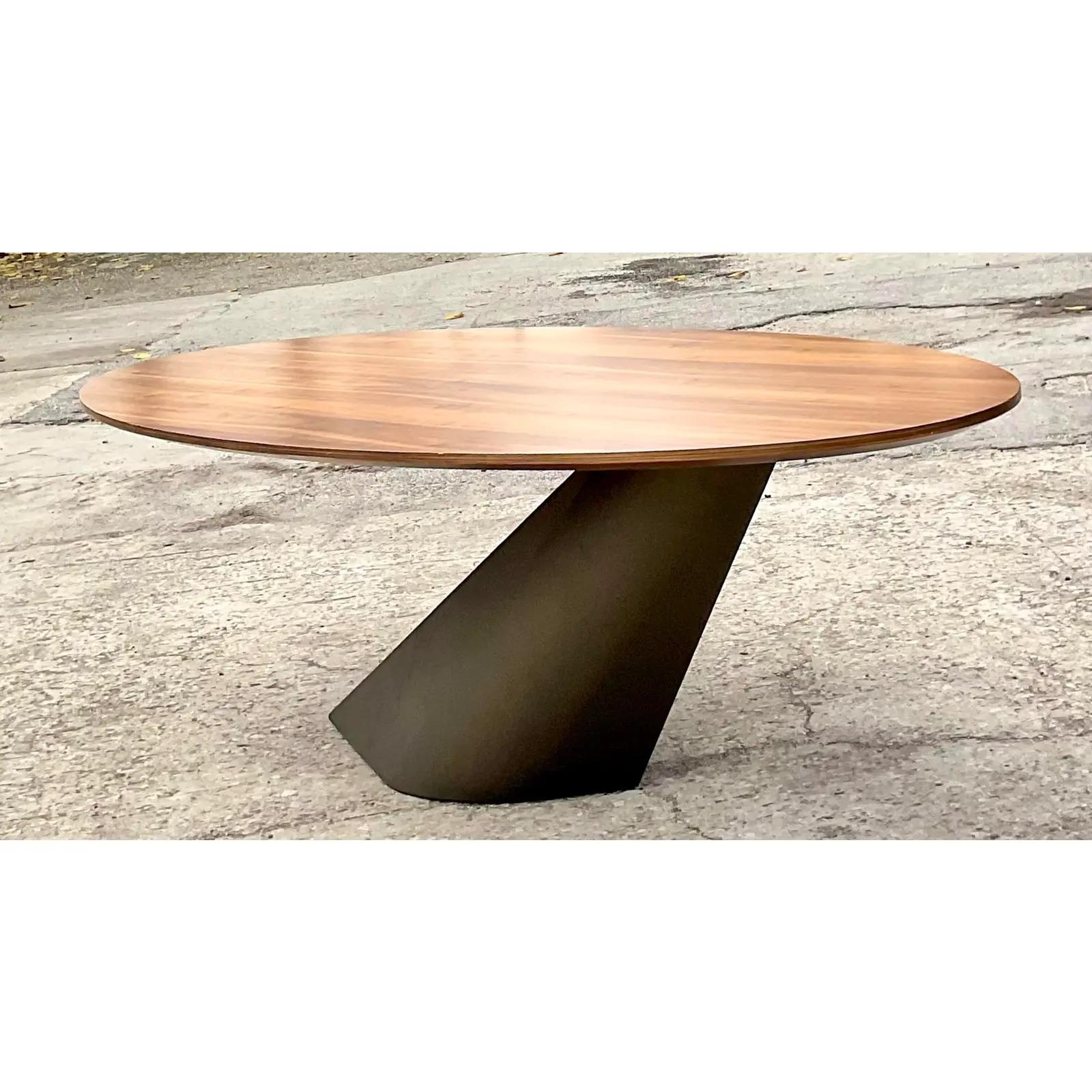 Contemporary Nuevo Oblo Walnut Dining Table at 1stDibs | nuevo oblo ...
