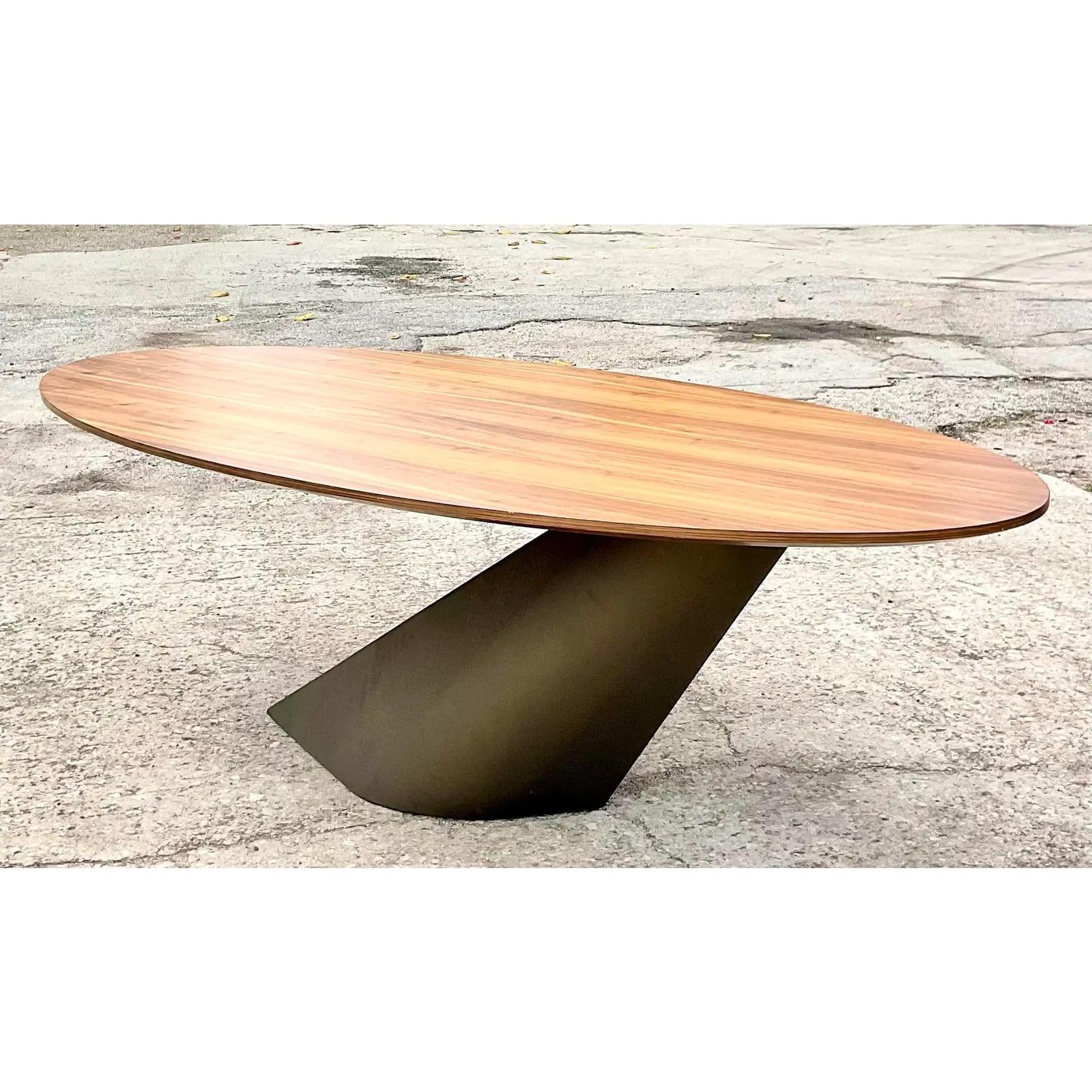 Contemporary Nuevo Oblo Walnut Dining Table at 1stDibs | nuevo oblo ...