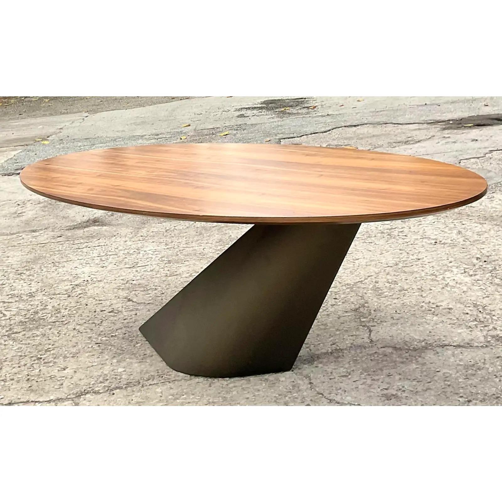 Contemporary Nuevo Oblo Walnut Dining Table at 1stDibs | nuevo oblo ...