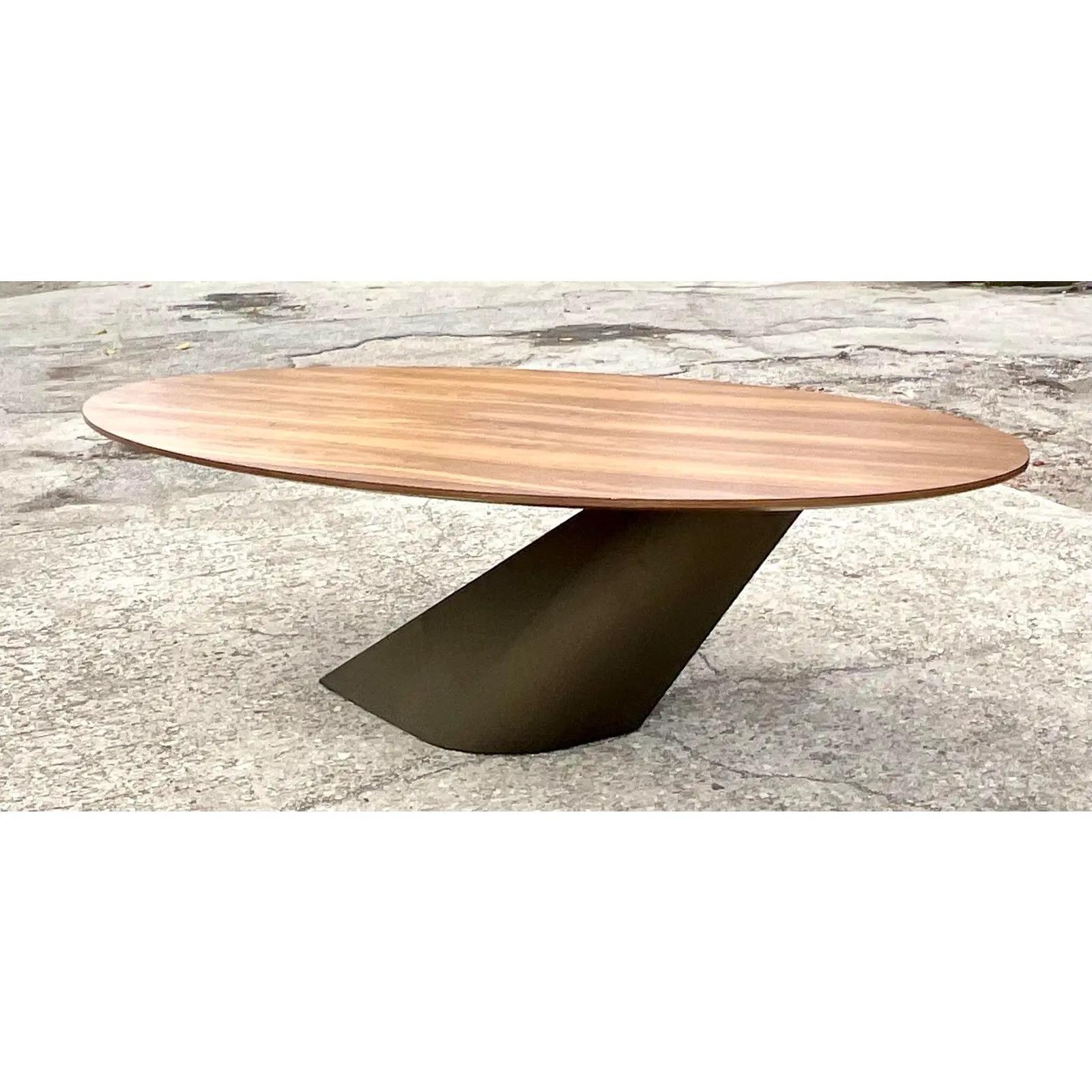 Contemporary Nuevo Oblo Walnut Dining Table at 1stDibs | nuevo oblo ...