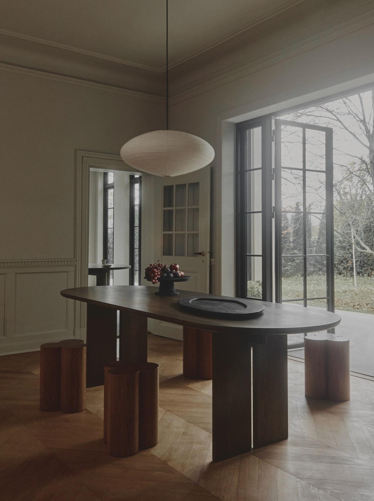 Contemporary Oak Dining Table 'TR', Fora Projects For Sale at 1stDibs