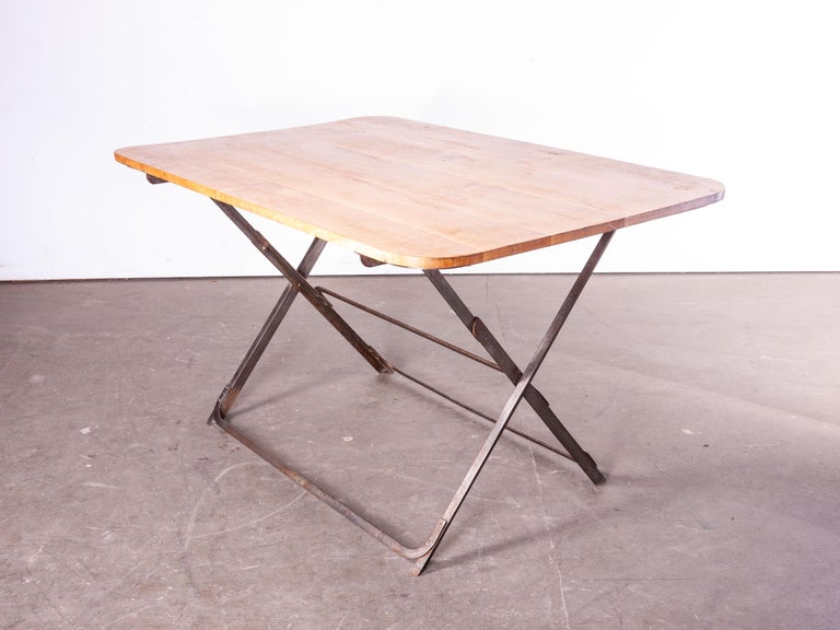 Contemporary Oak Folding Console/Side or Low Square Dining Table For ...