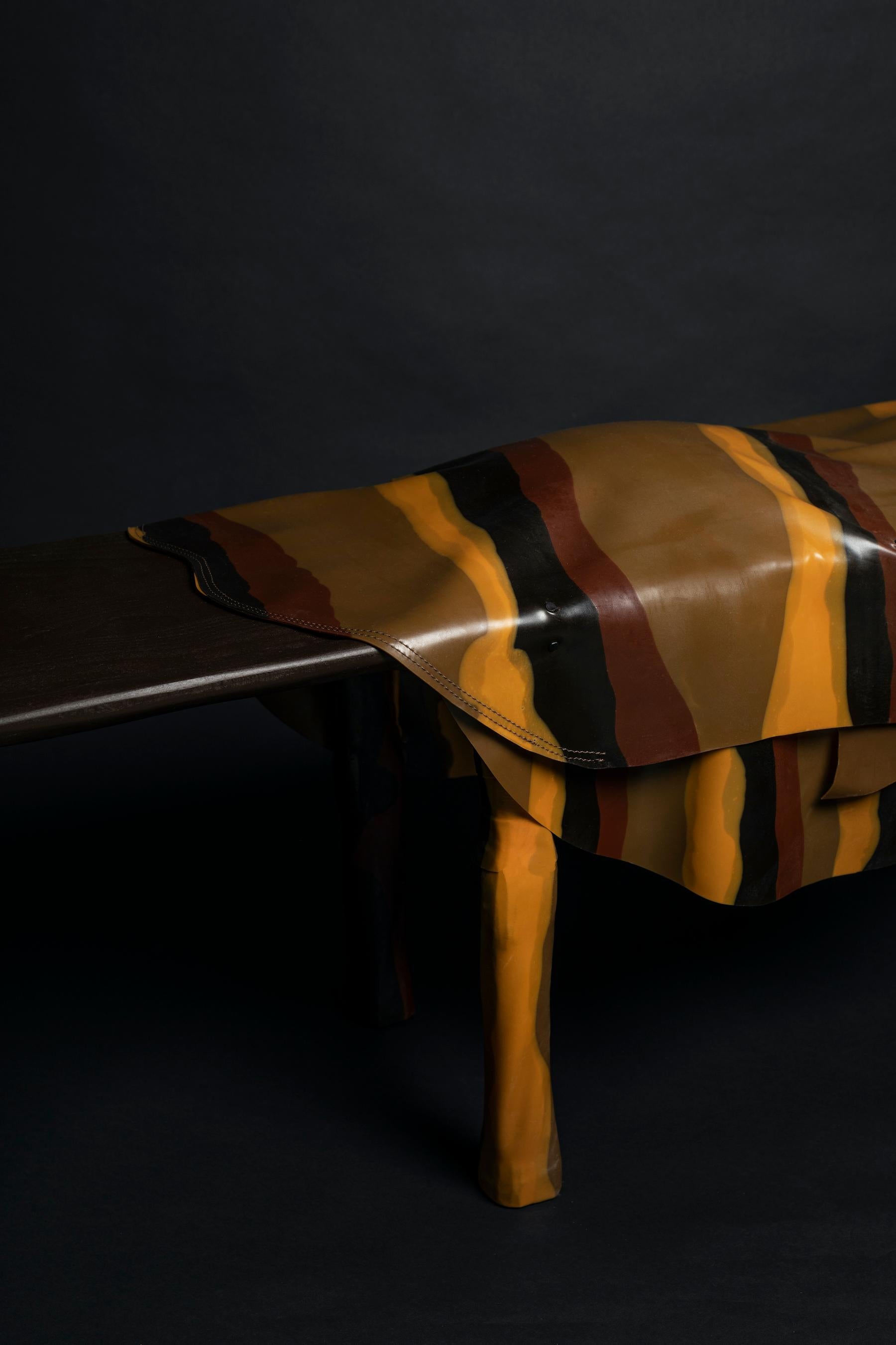 Modern "Ocragela_Anima 02. Ocre Bench" by Soowon Chae Ocragela Wood For ...