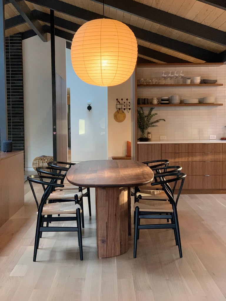 Contemporary Organic Sculptural Walnut Wood Dining Table for Richard by ...