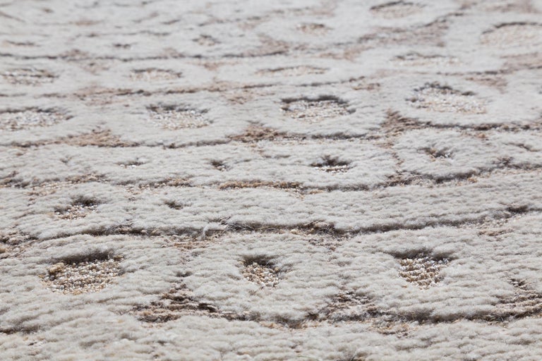 Contemporary Organic Style Indian Rug "Earth Fossil" by Jose Maria ...