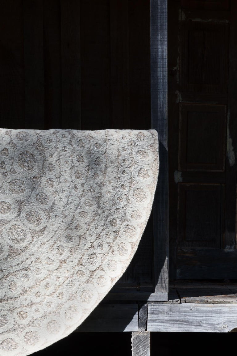 Contemporary Organic Style Indian Rug "Earth Fossil" by Jose Maria ...