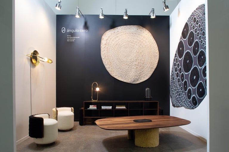 Contemporary Organic Style Indian Rug "Earth Fossil" by Jose Maria ...