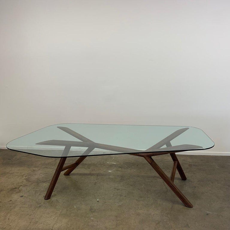 Contemporary “Otto Table” in Canaletto Walnut For Sale at 1stDibs