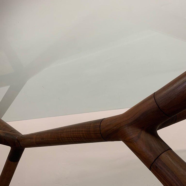 Contemporary “Otto Table” in Canaletto Walnut For Sale at 1stDibs