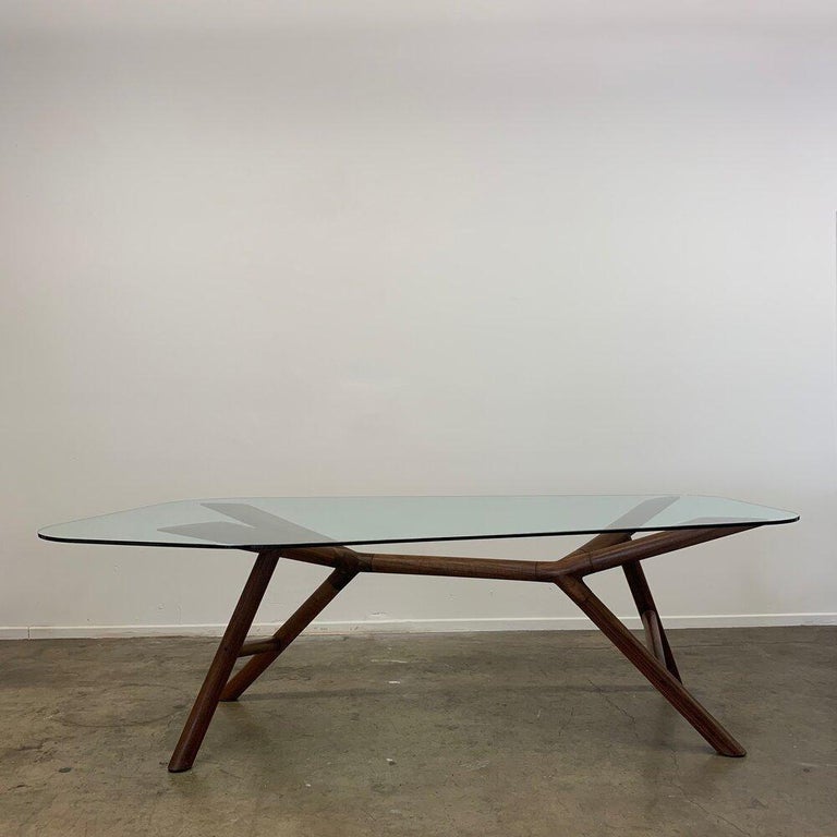 Contemporary “Otto Table” in Canaletto Walnut For Sale at 1stDibs