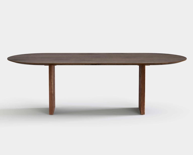 Contemporary Oval Ten Table 370, Light Oak For Sale at 1stDibs