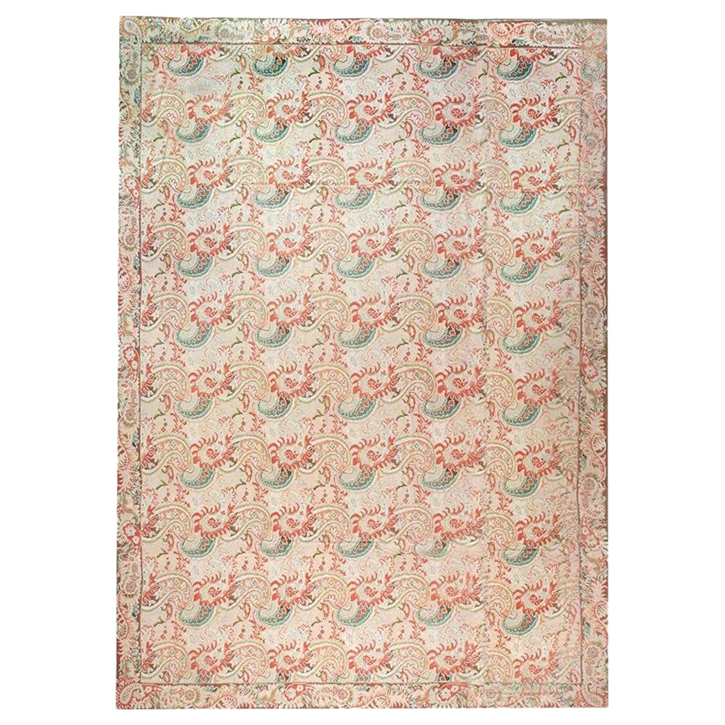 Contemporary Bessarabian Floral Flat-Weave Wool Rug by by Doris Leslie ...