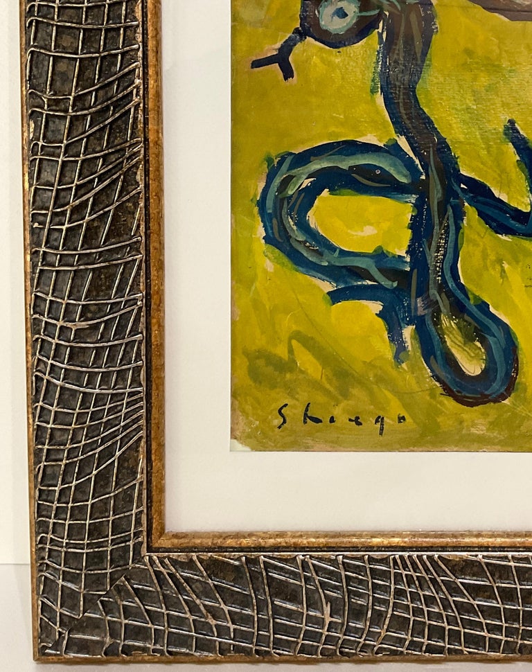 Contemporary Painting Signed Shiago For Sale at 1stDibs