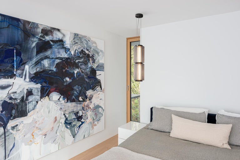 Contemporary Pendant Lamp 'Column' 175-3, Vertical, Carbon For Sale at ...