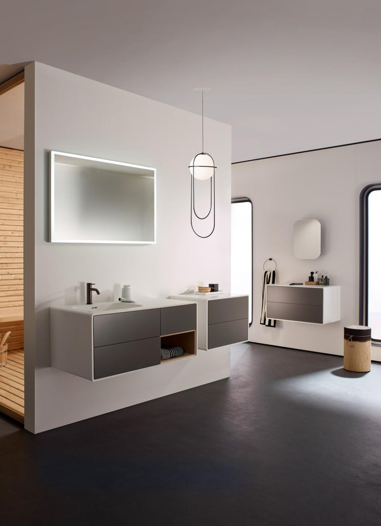 Contemporary Pendant Lamp 'Orbit', White For Sale at 1stDibs