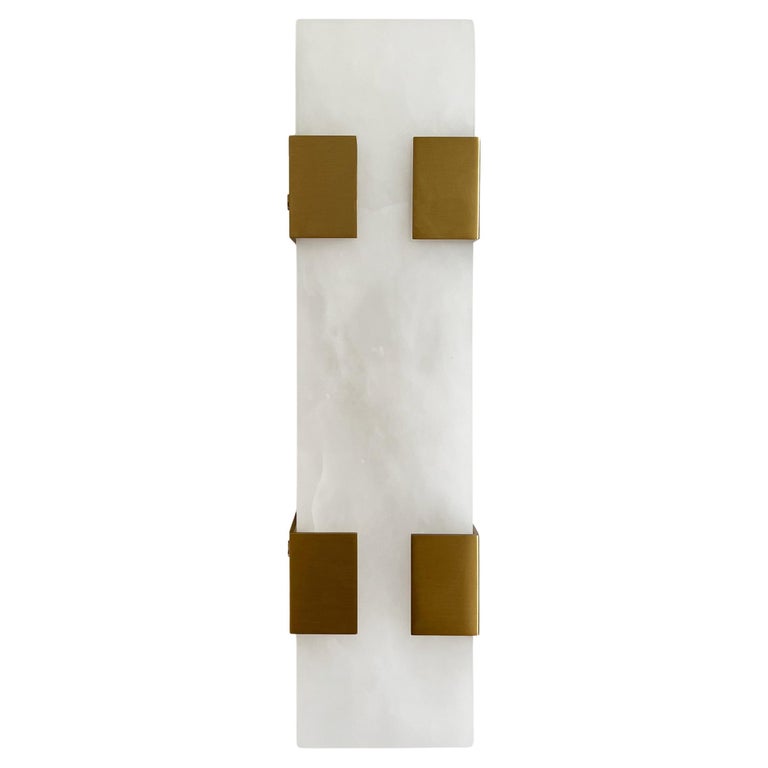 Contemporary Ponti Sconce 003-4C in Alabaster by Orphan Work For Sale ...