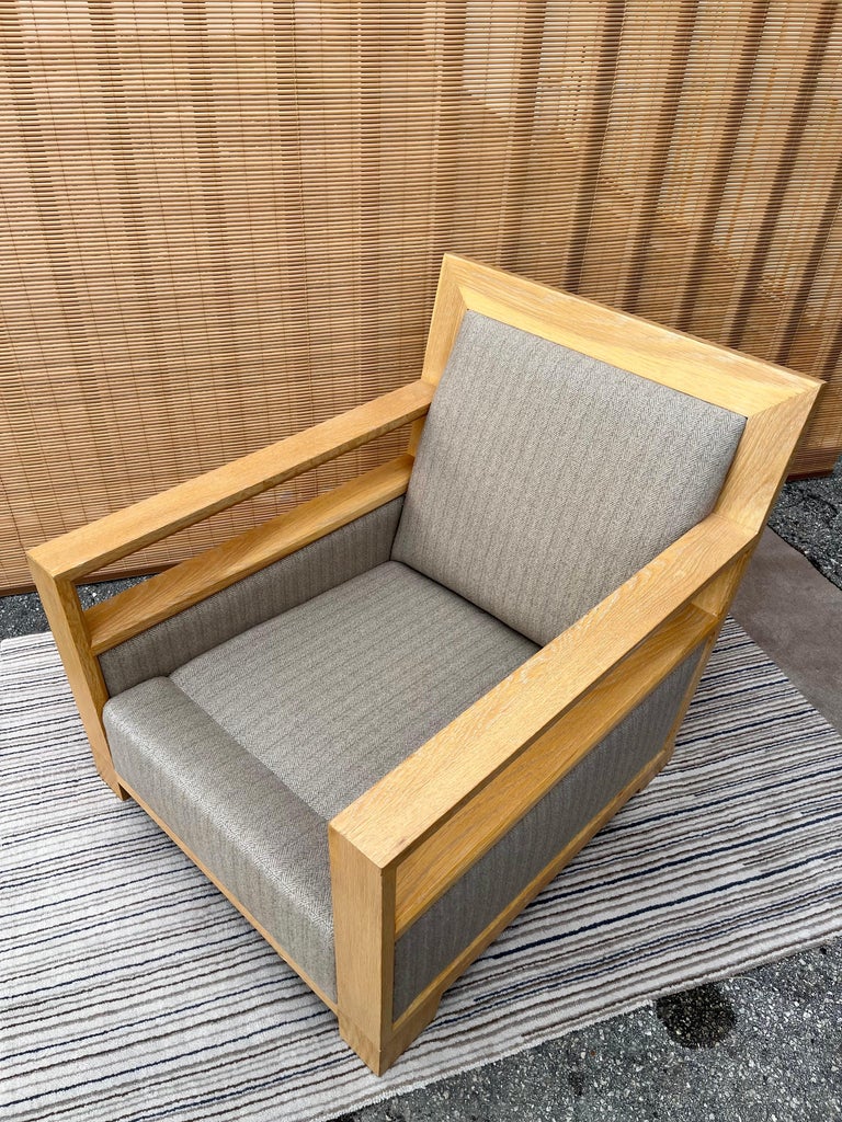 Contemporary Portrait Club Chair by Ted Boerner For Sale at 1stDibs