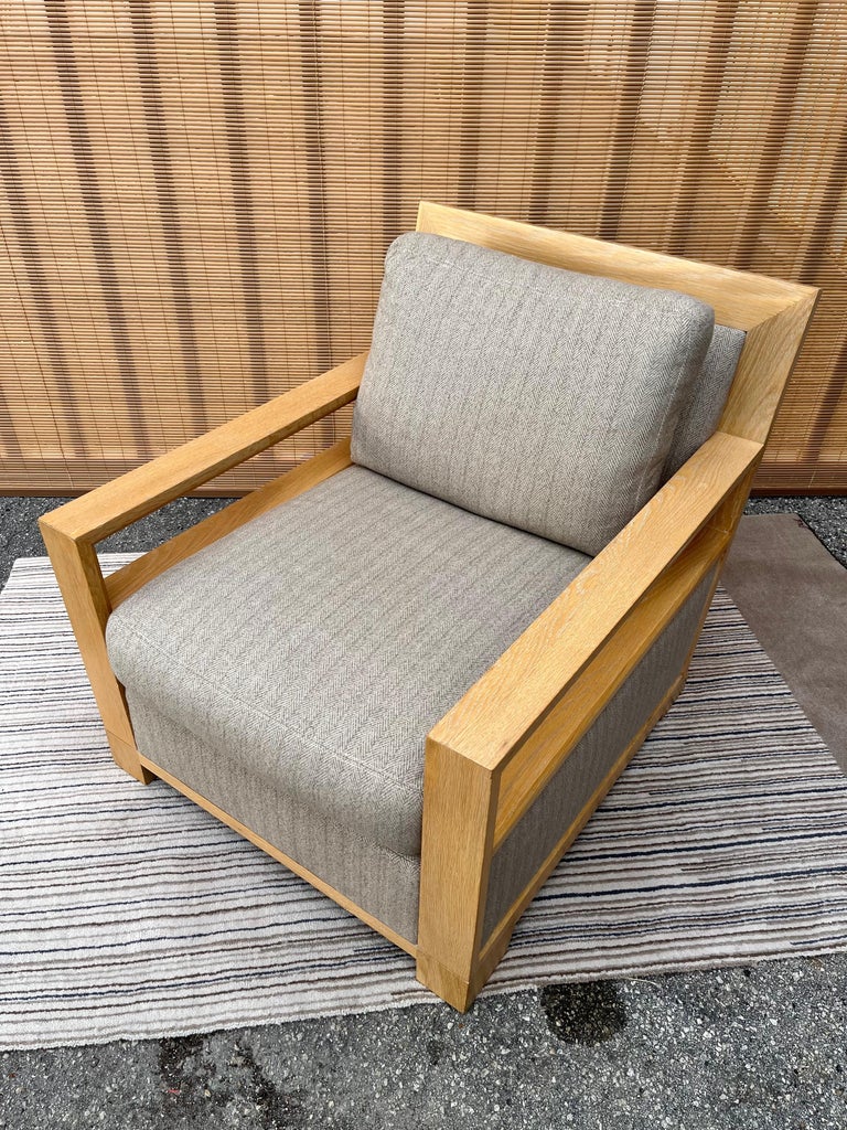 Contemporary Portrait Club Chair by Ted Boerner For Sale at 1stDibs