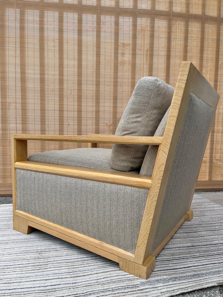 Contemporary Portrait Club Chair by Ted Boerner For Sale at 1stDibs