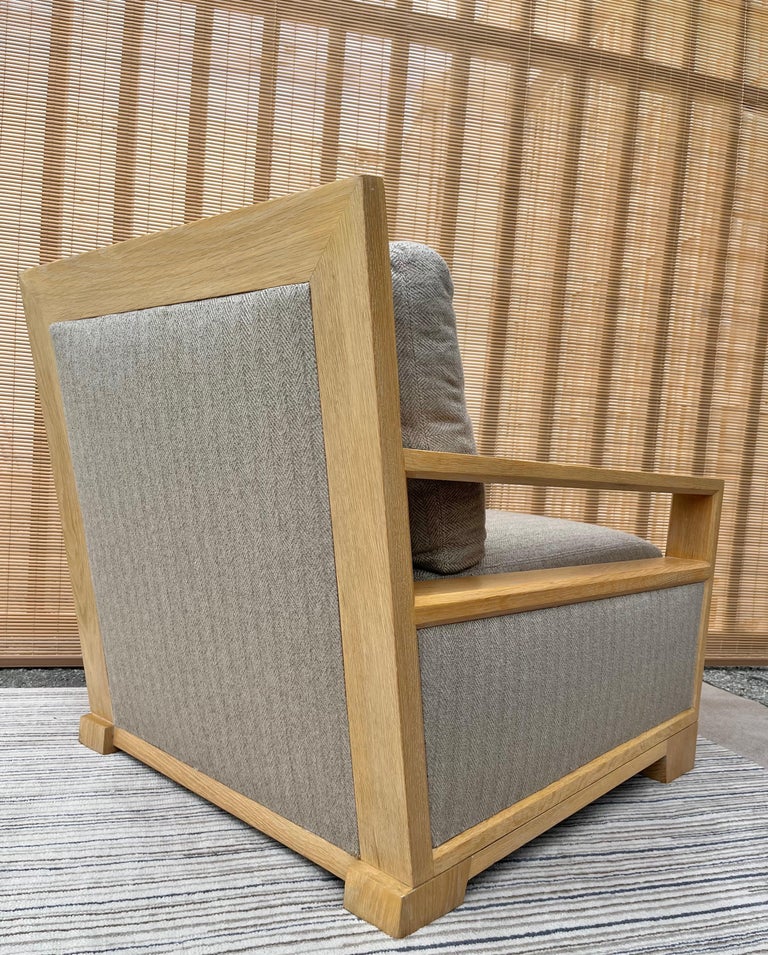 Contemporary Portrait Club Chair by Ted Boerner For Sale at 1stDibs