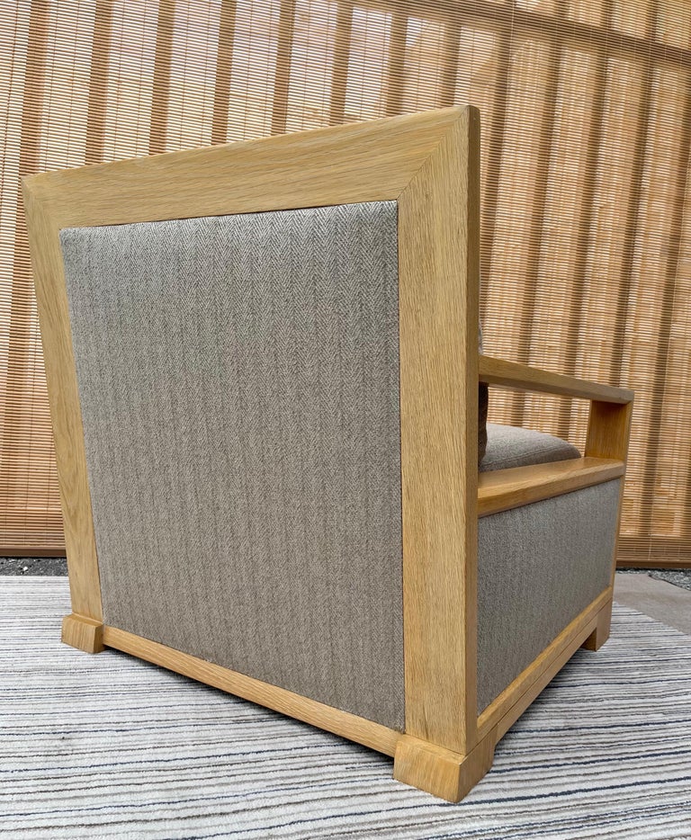 Contemporary Portrait Club Chair by Ted Boerner For Sale at 1stDibs