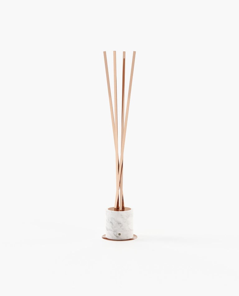 Coat rack stand with contemporary design in wood veneer by Laskasas For ...