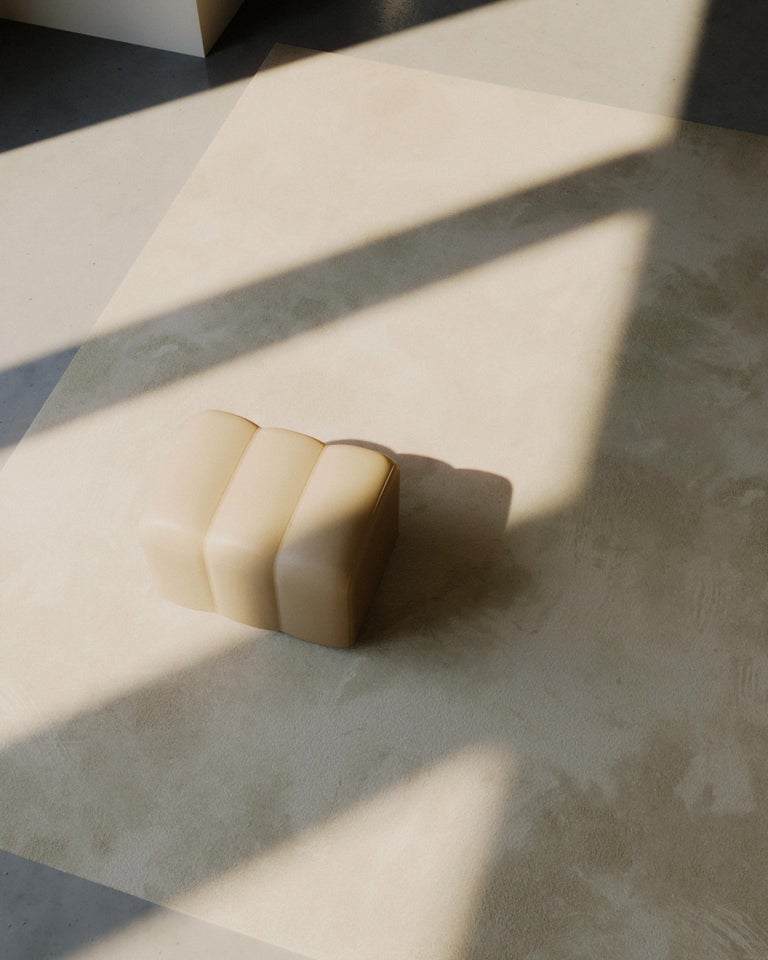 Contemporary Pouf 'Studio' by Norr11, Barnum Bouclé 1 For Sale at 1stDibs