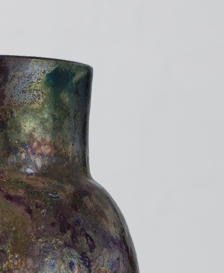Contemporary Raku Ceramic Vase at 1stDibs | contemporary raku pottery