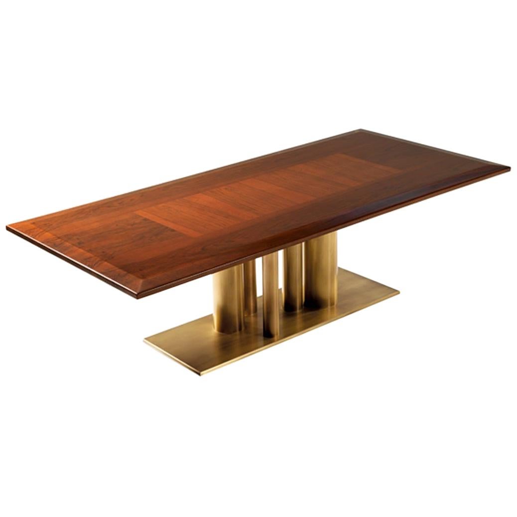 Rectangular Extensible Dining Table in Solid Oak, Design by Eric Gizard ...