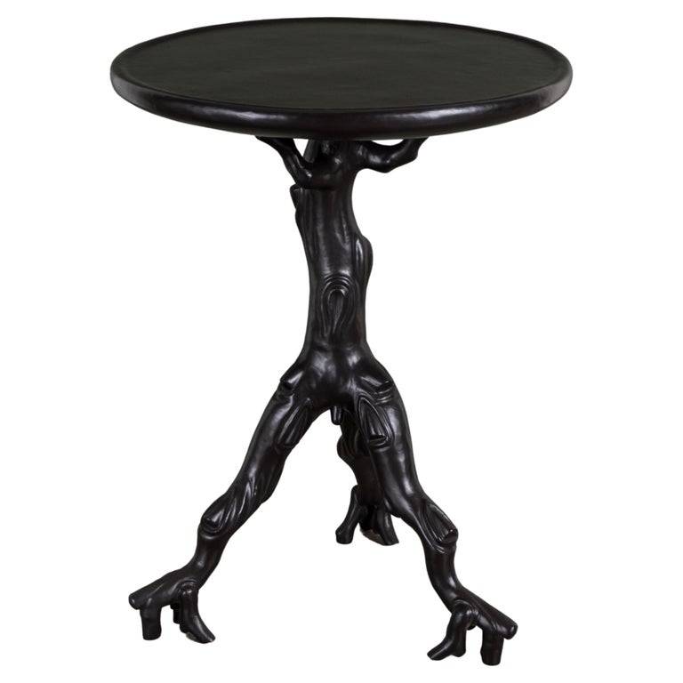 Contemporary Repoussé Copper Twig Table by Robert Kuo, Limited Edition ...