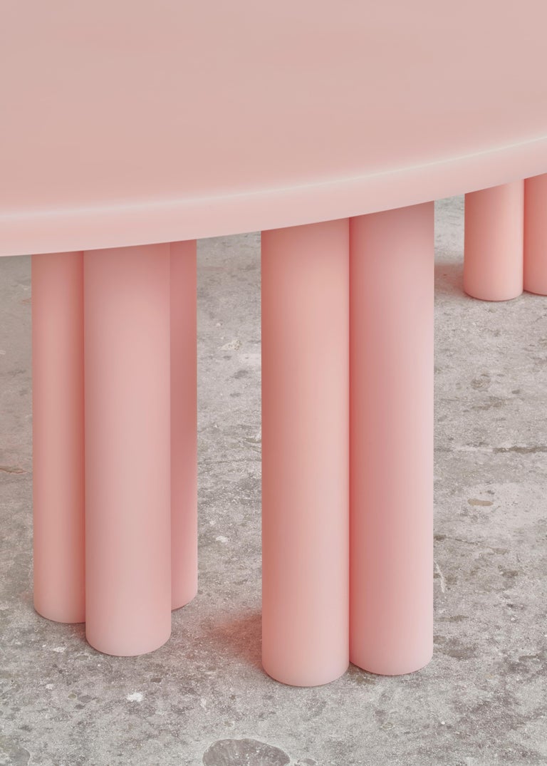 Contemporary Pink Resin Dining Table by Sabine Marcelis, SOAP Series ...