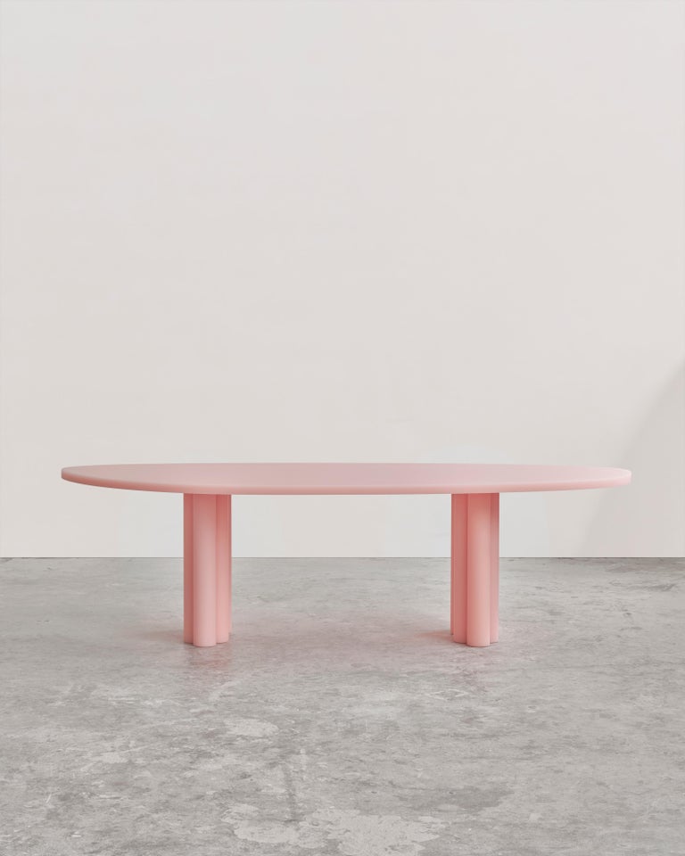 Contemporary Pink Resin Dining Table by Sabine Marcelis, SOAP Series ...