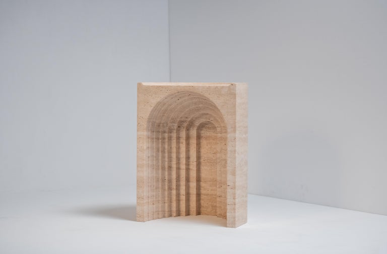 Contemporary Revelo Coffee Table in Travertino For Sale at 1stDibs