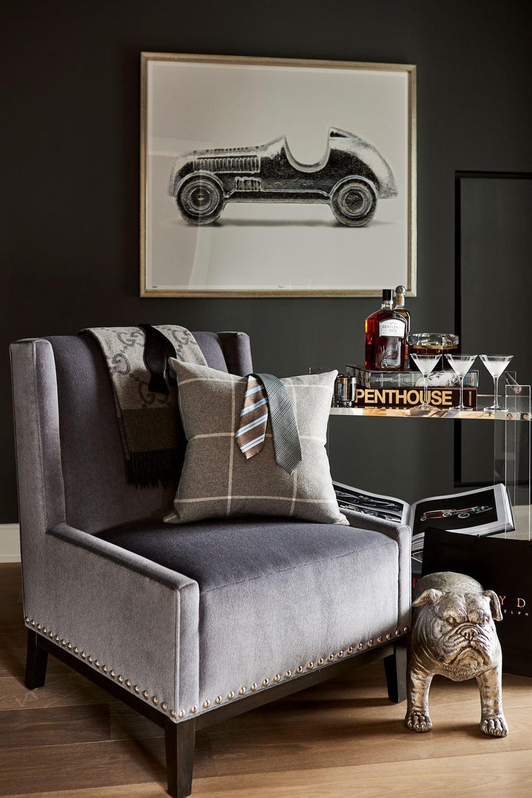 Contemporary Roma Chair Handcrafted by James by Jimmy Delaurentis For ...